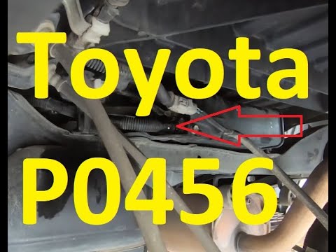 Causes and Fixes Toyota P0456 Code Evaporative Emission Control System Leak Detected very small leak