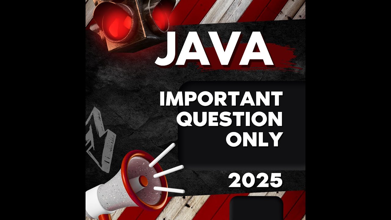 Java Only Important Question Solution 2025 | MCS024