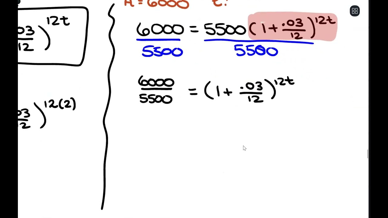 Compound Interest with Logarithms