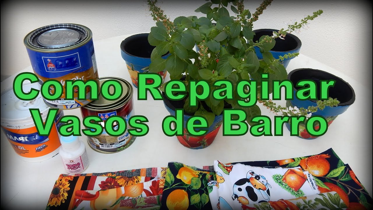 Vasos de Barro Repaginados
