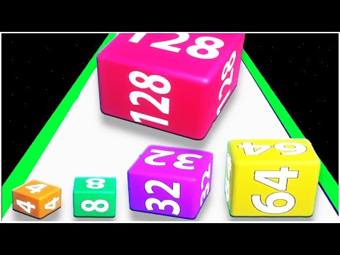 Cube Arena Merge Number 2048 - Gameplay Walkthrough