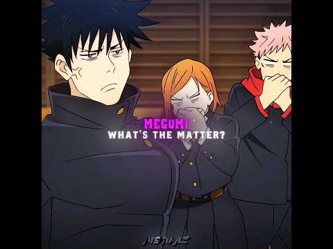 『Megumi hiding the evidence like a pro 😂☕️』|| Jujutsu Kaisen || #gojo #jjk #anime