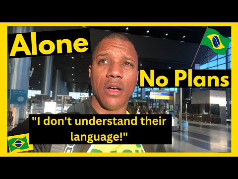Walking around Sao Paulo, Brazil Airport (Guarulhos) 🇧🇷 | Solo trip With No Plans | VLOG