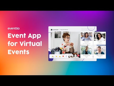 Event App for virtual events, by Eventtia
