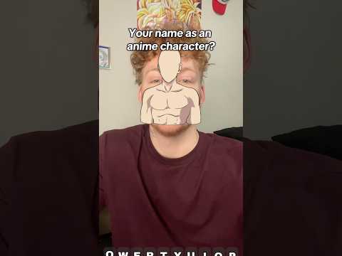 Your name as an anime character? #animefilter #anime #manga