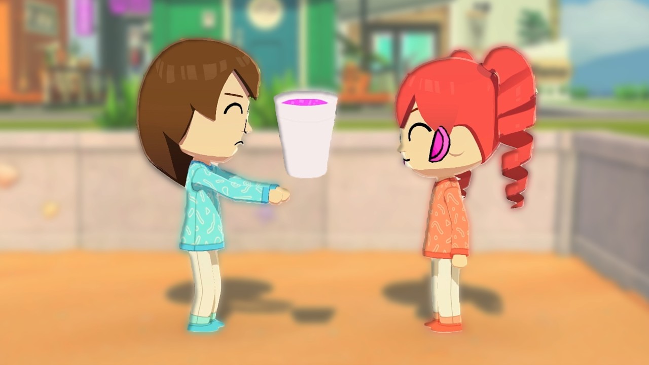 My miis are addicted to lean
