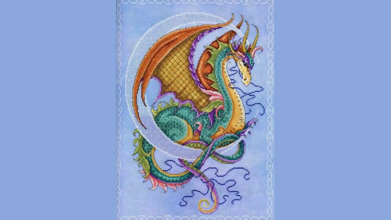 Dragons in Cross Stitch