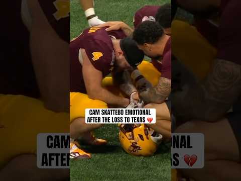 Cam Skattebo left it all on the field in the Peach Bowl