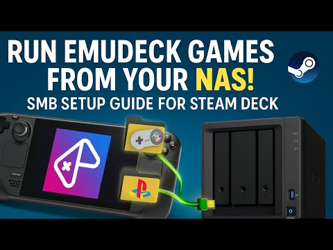Mount NAS/SMB Shares on Steam Deck for EmuDeck (and more)
