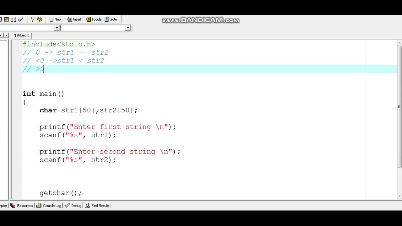 String Operations in C using Pointers - Part III