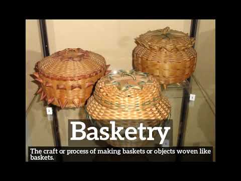 How to Say Basketry in English? | How Does Basketry Look? | What is Basketry?