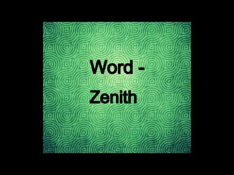 meaning of zenith