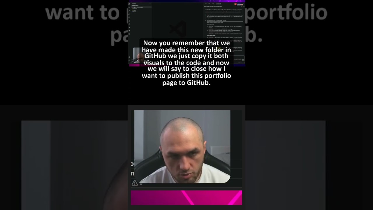 Portfolio Live in 60s from Your Terminal