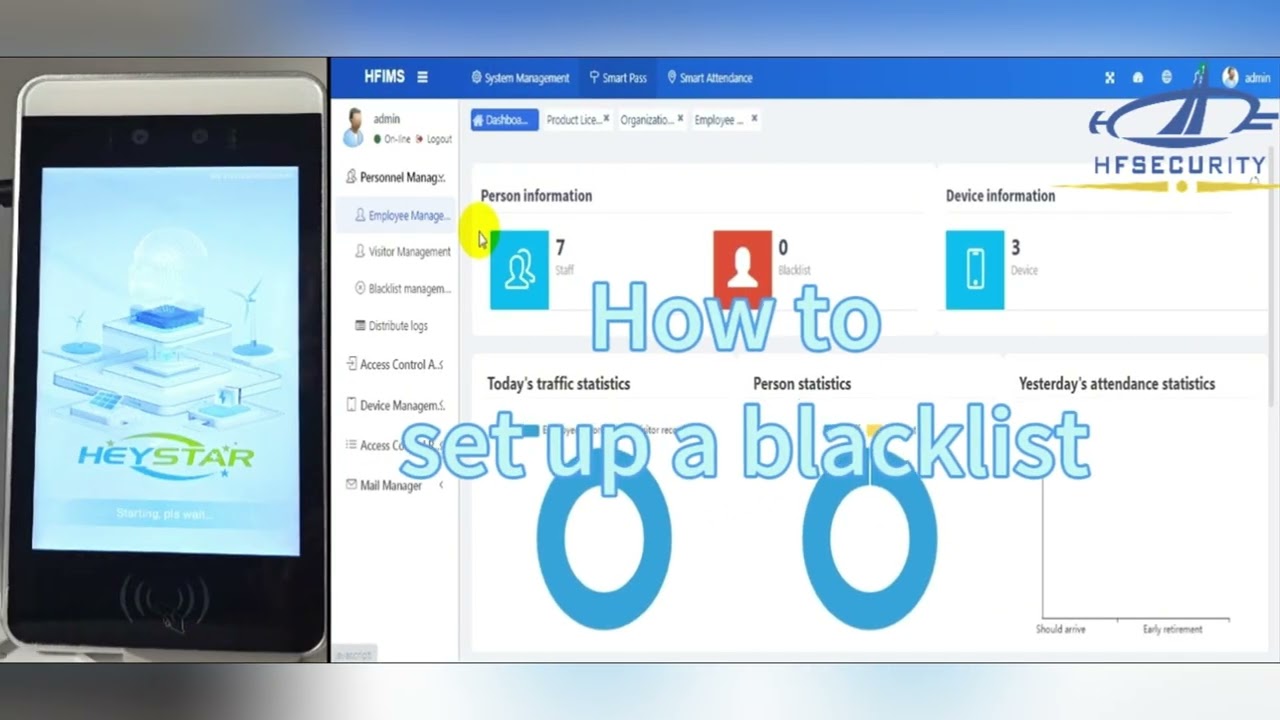RA08 Attendance System Tutorial | Step-by-Step HFIMS Software Guide