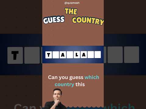 π Can You Solve These Countries? #GuessTheCountry Missing Letters Challenge!