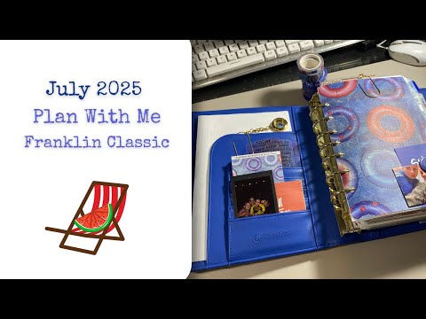 July 2025 Franklin Plan With Me || Goals, Calender & Master Tasks || Switch Binders With Me!