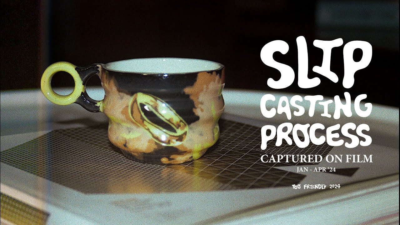 Slip Casting Captured Using An Olympus OM30 Film Camera