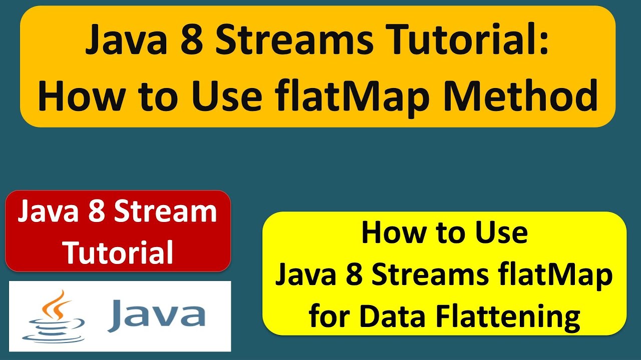 Java 8 Streams Tutorial: How to Use flatMap Method | Streams in Java 8