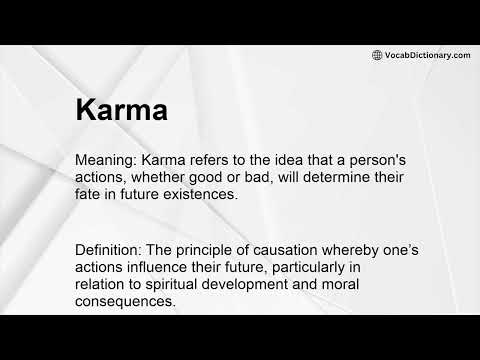 Karma Meaning