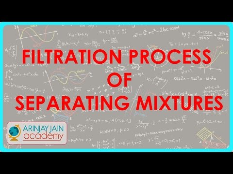 857. Chemistry Class VI - Filtration process of Separating Mixtures
