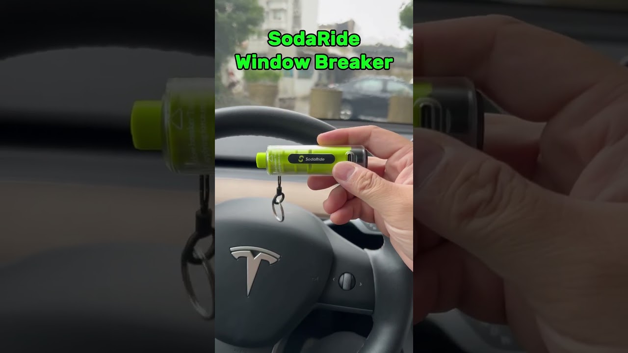 To avoid accidents, you must have this #sodaride #windowbreaker #safety #cargadgets #emergency