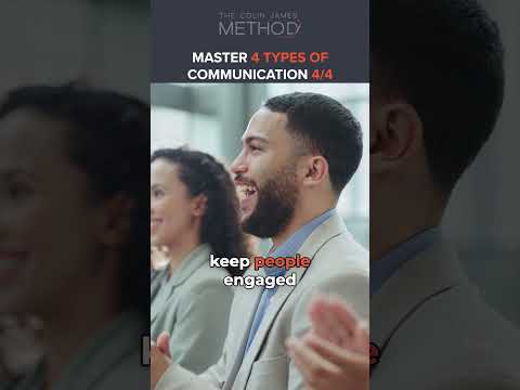 The 4 Types of Communication: (Visual) Part 4/4