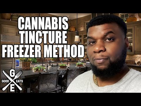 How To Make Cannabis Tincture In A Freezer (Green Dragon 🐉) #shorts