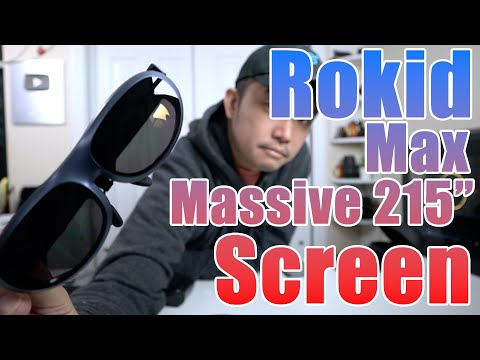 Rokid Max AR Glasses! 215 Inch Screen Real Portable Montior