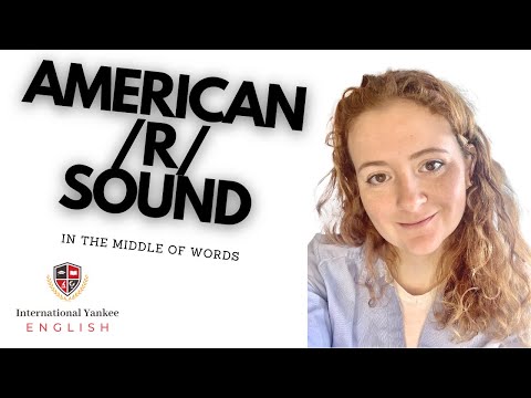 American /r/ sound in the middle of words