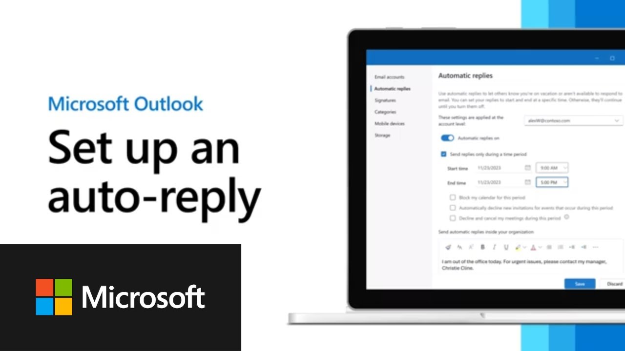 How to Set Up an AutoReply in Outlook 2024