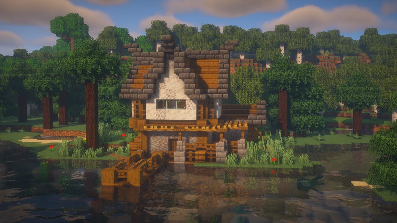 Minecraft: How to Build a Fisherman's House - Minecraft Builders