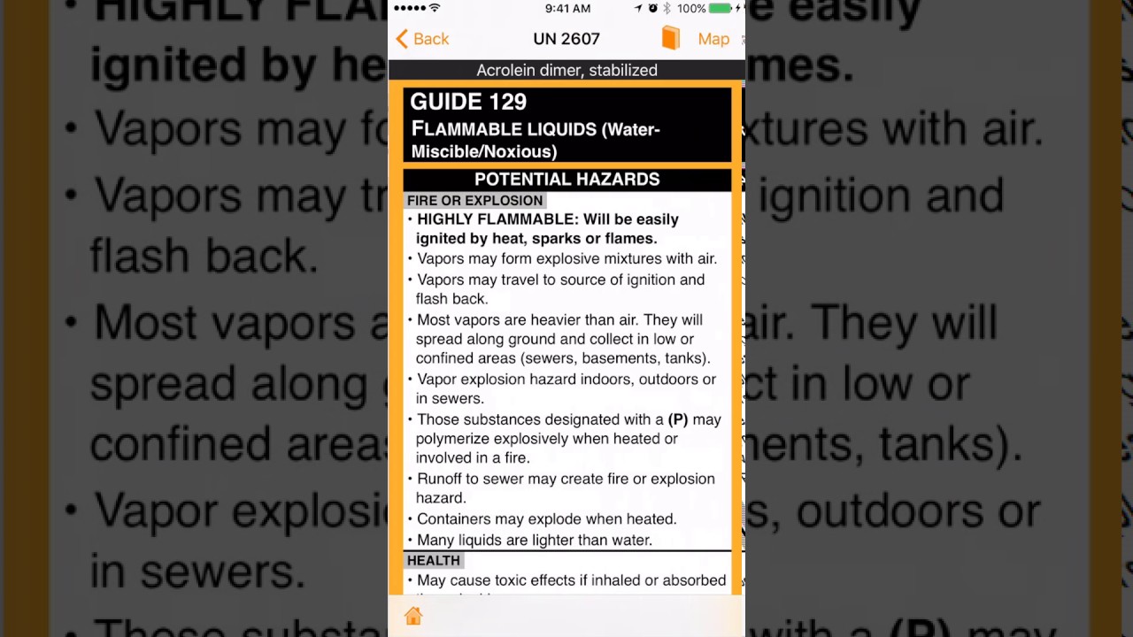 Tutorial: Emergency Response Guidebook App (ERG) for iOS