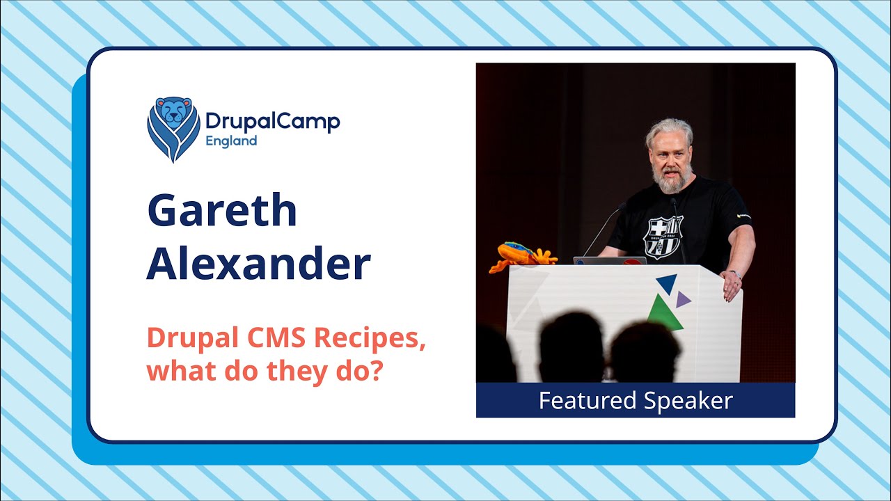 Drupal CMS Recipes | DrupalCamp England 2025