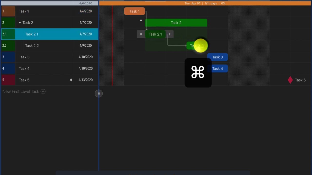 QuickPlan  - Direct Task Linking