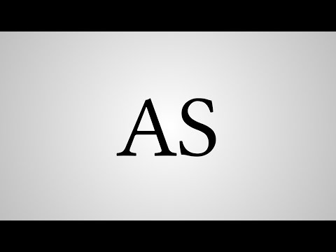 What Does "AS" Stand For?