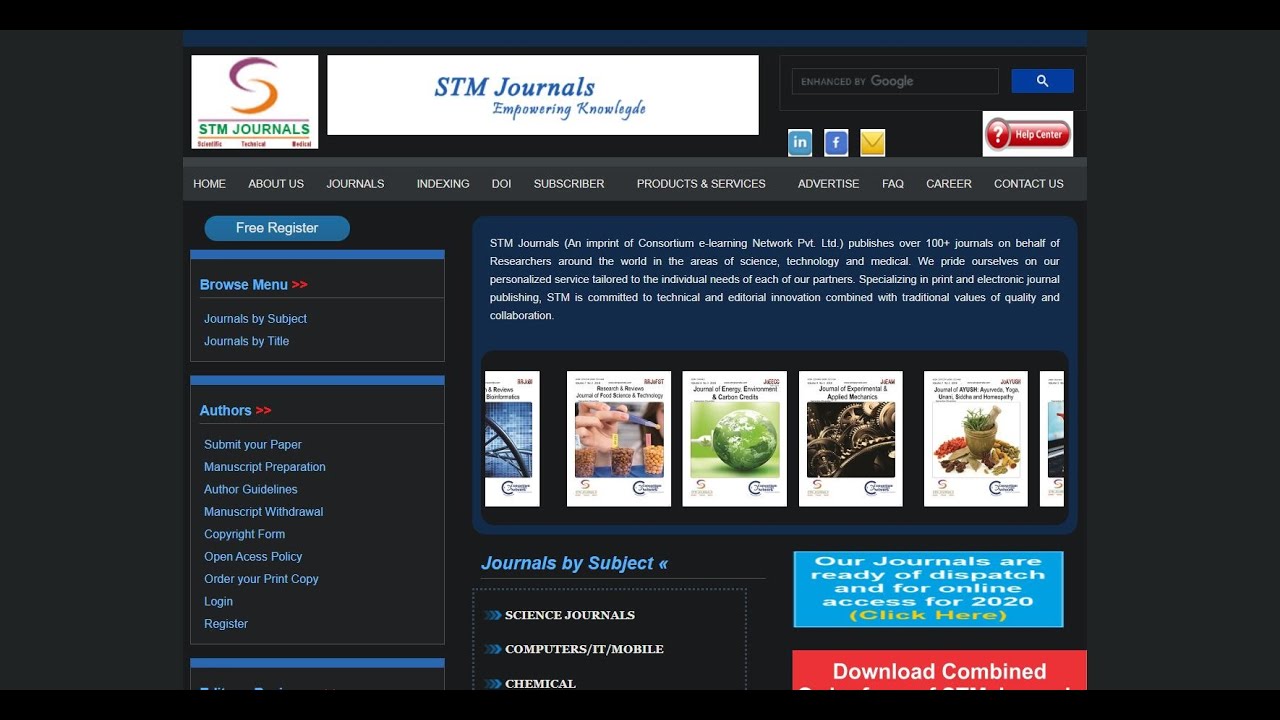 STM Journals (Science, Technology, and Medical Site!!)