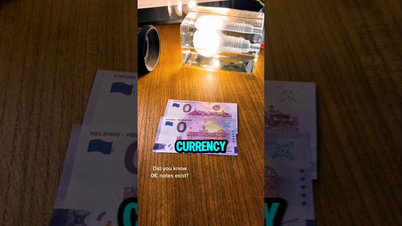 The Real 0 EURO MONEY from France!