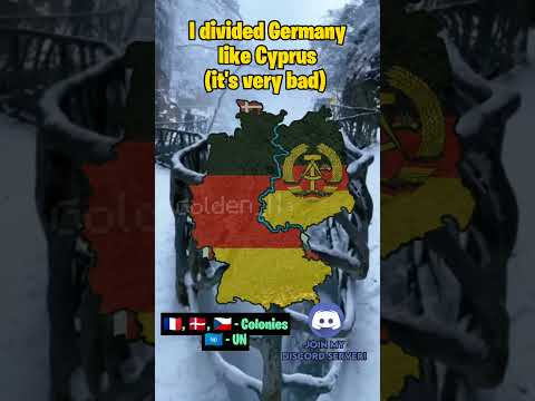 I tried to divide Germany like Cyprus... #mapping #shorts #geography #europe #map #coems #divide