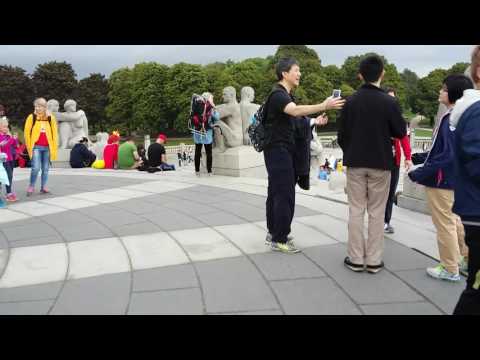 Pokémon GO in Oslo, Norway (Frognerparken) Part 2