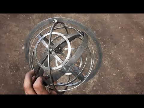 Armillary sphere 1/4 size model