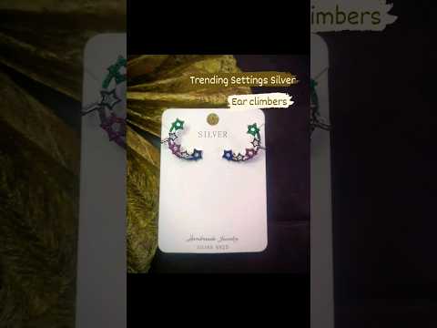 "Go beyond ordinary earrings and conquer new fashion with these extra Special Silver Ear Climbers."