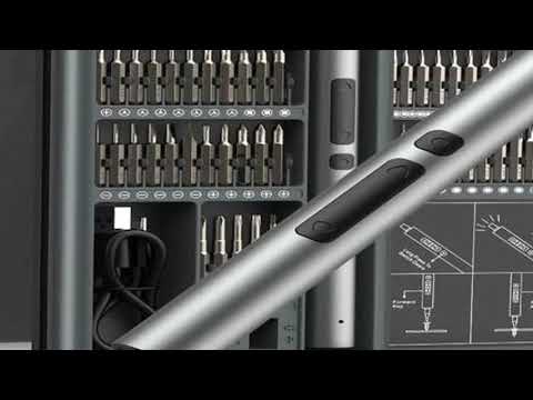 75 in 1 Precision Electric Screwdriver Set with 71 Magnetic Phillips Torx Bits 3 LED Lights Multifun