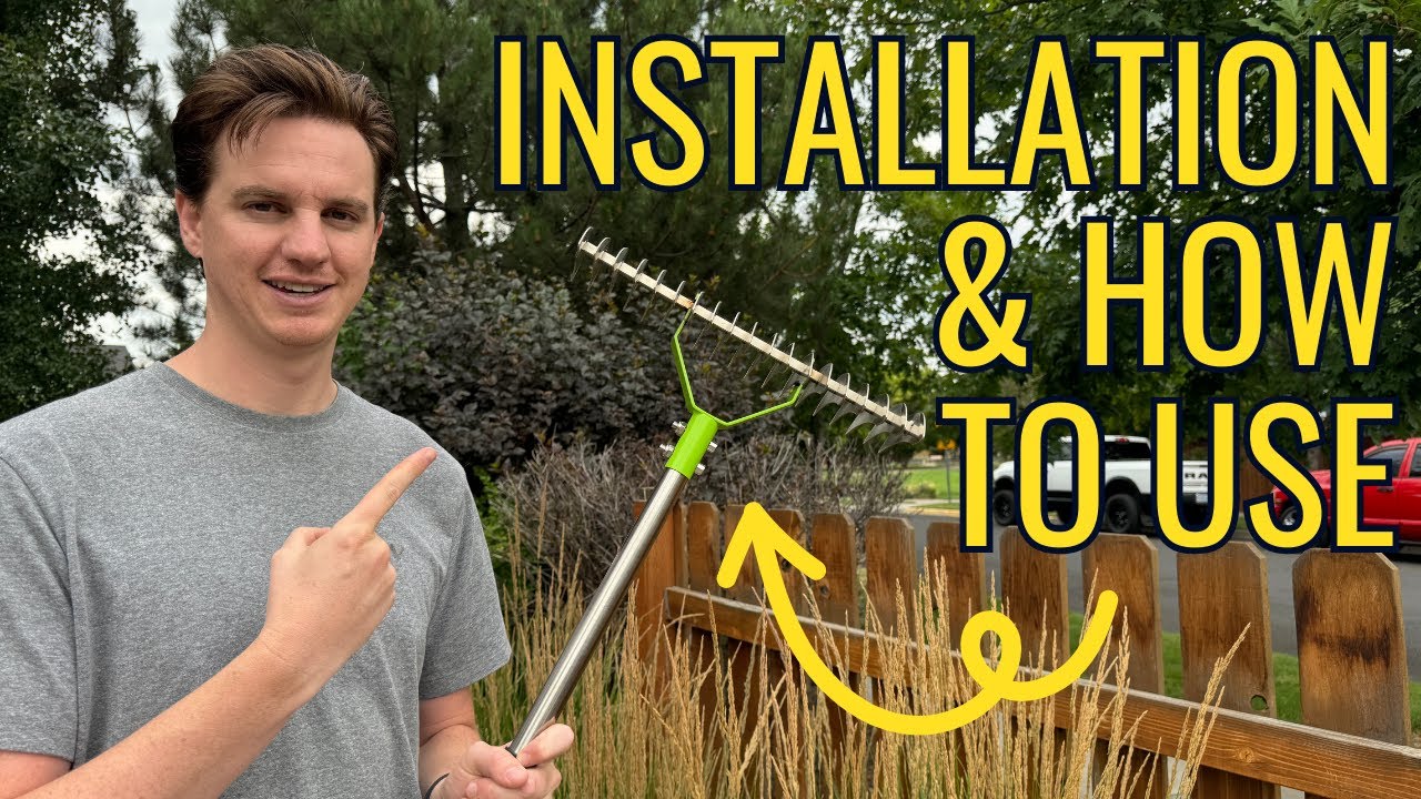 How to Install and Use This Thatch Rake
