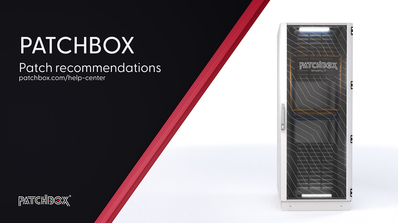 PATCHBOX Patch Recommendations | PATCHBOX Help Center