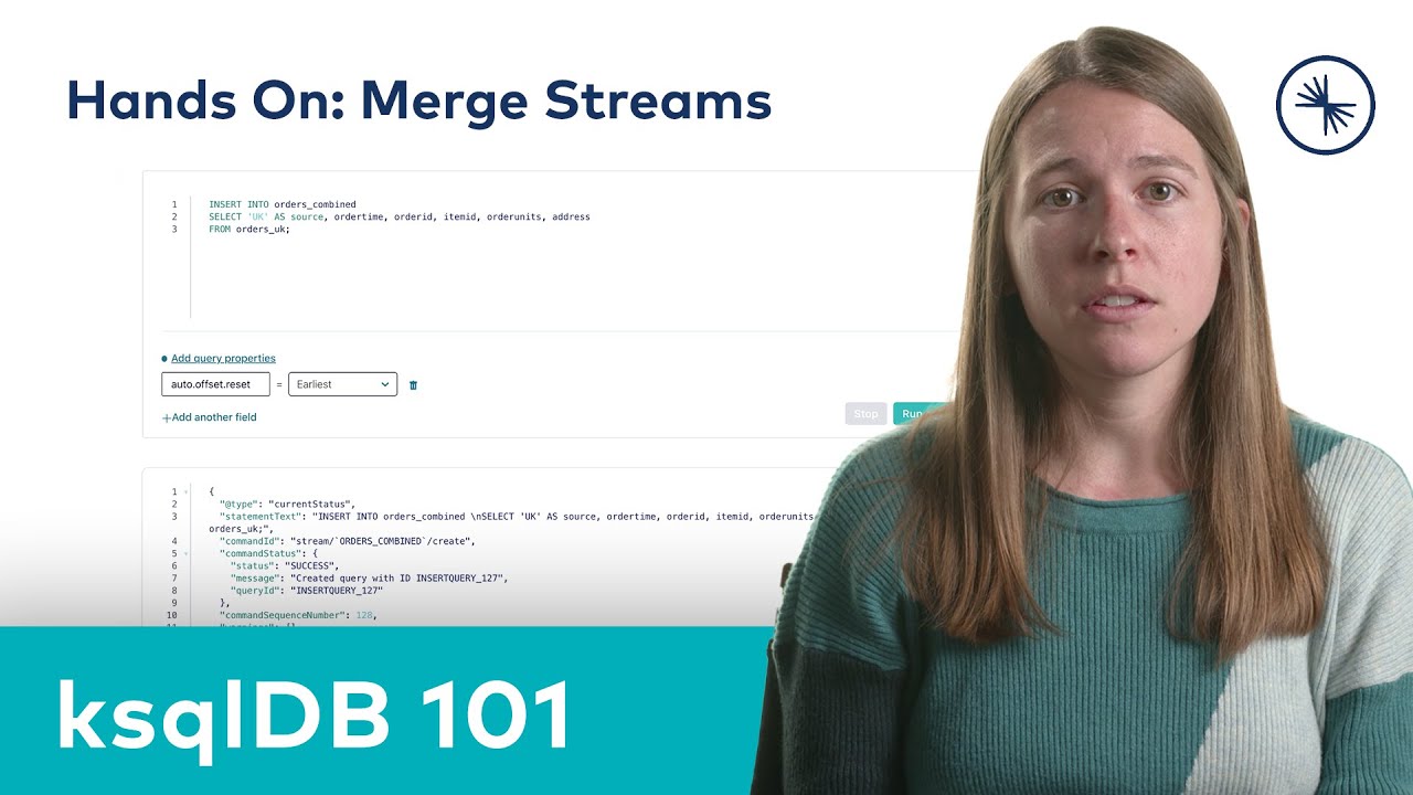 Learn to Merge Streams in ksqlDB on Confluent Cloud