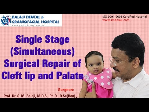 Single stage (Simultaneous) surgical repair of Cleft lip and palate
