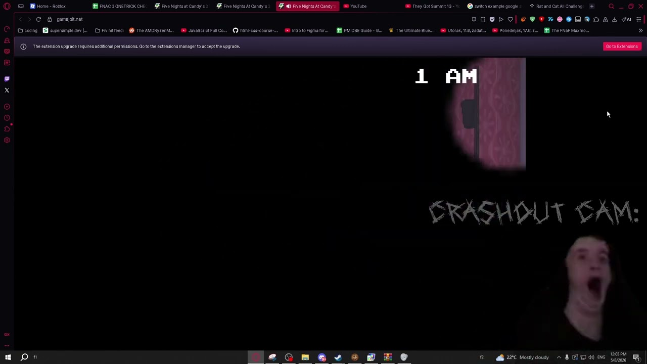 Five Nights At Candy's 3 But Bad | Rat and Cat All Challenges