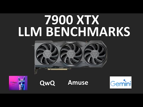 7900XTX AI Benchmarks | LLM's, Image Generation, Gemini, Llama, and more