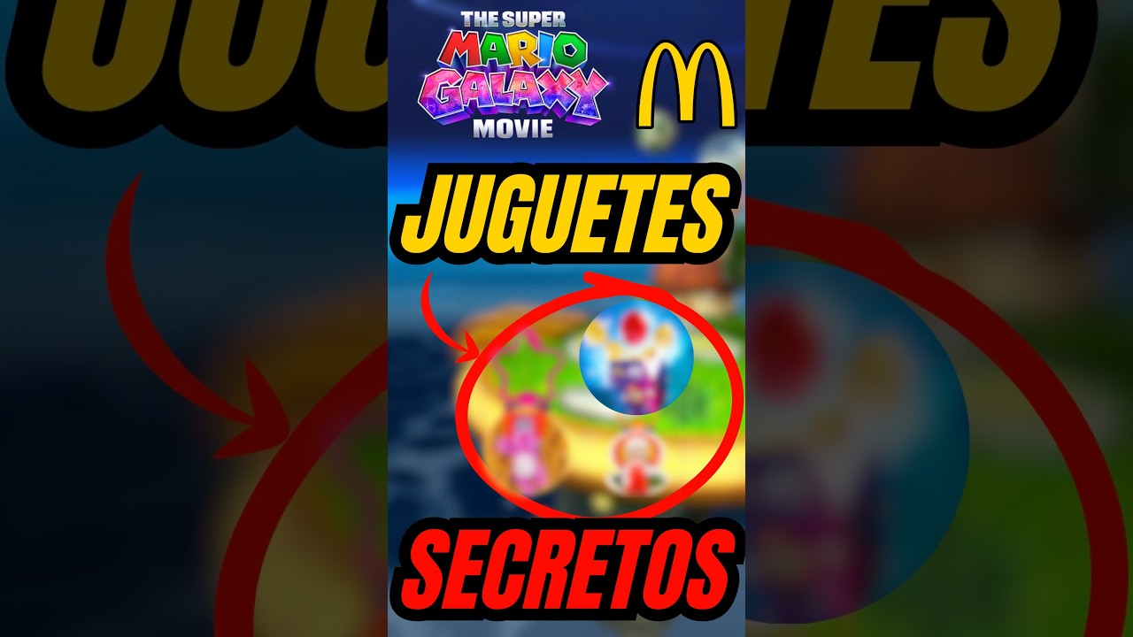 👀 The SECRET of Mario Galaxy toys at McDonald’s #nintendo #mcdonalds #mario #gaoblack