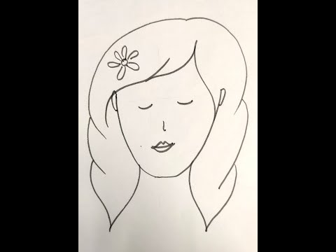 How to draw a face | How to Draw a Cartoon Girl Face for Beginners